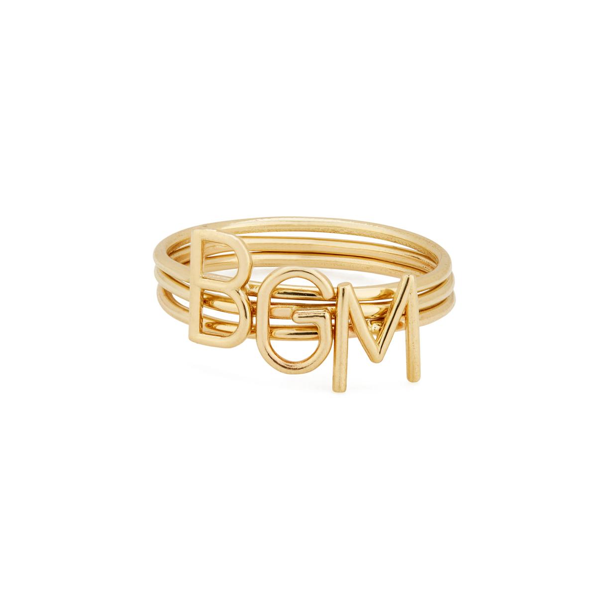 Sarah Chloe Amelia Stackable ID Yellow-Gold Ring | goop