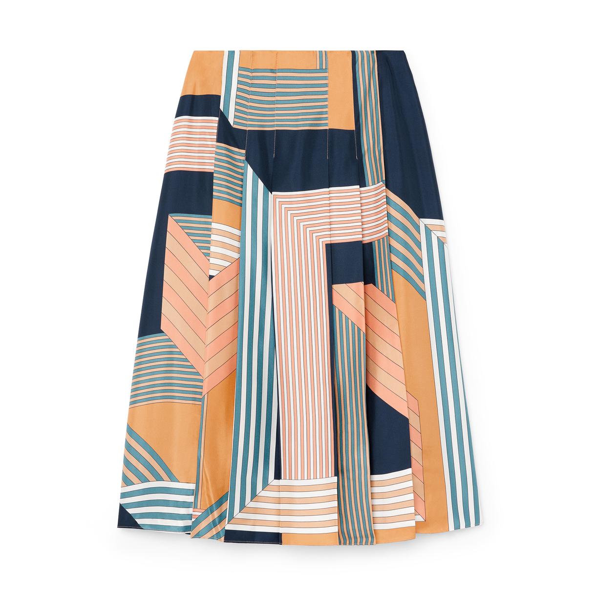 Victoria Beckham Patch Pocket Pleated Skirt | goop