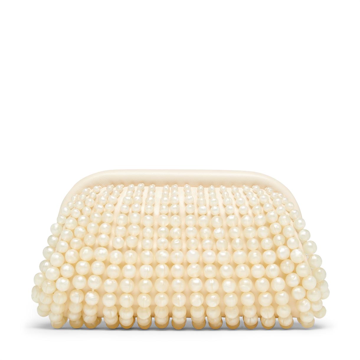 Cult Gaia Nia Mini Clutch Ivory | goop