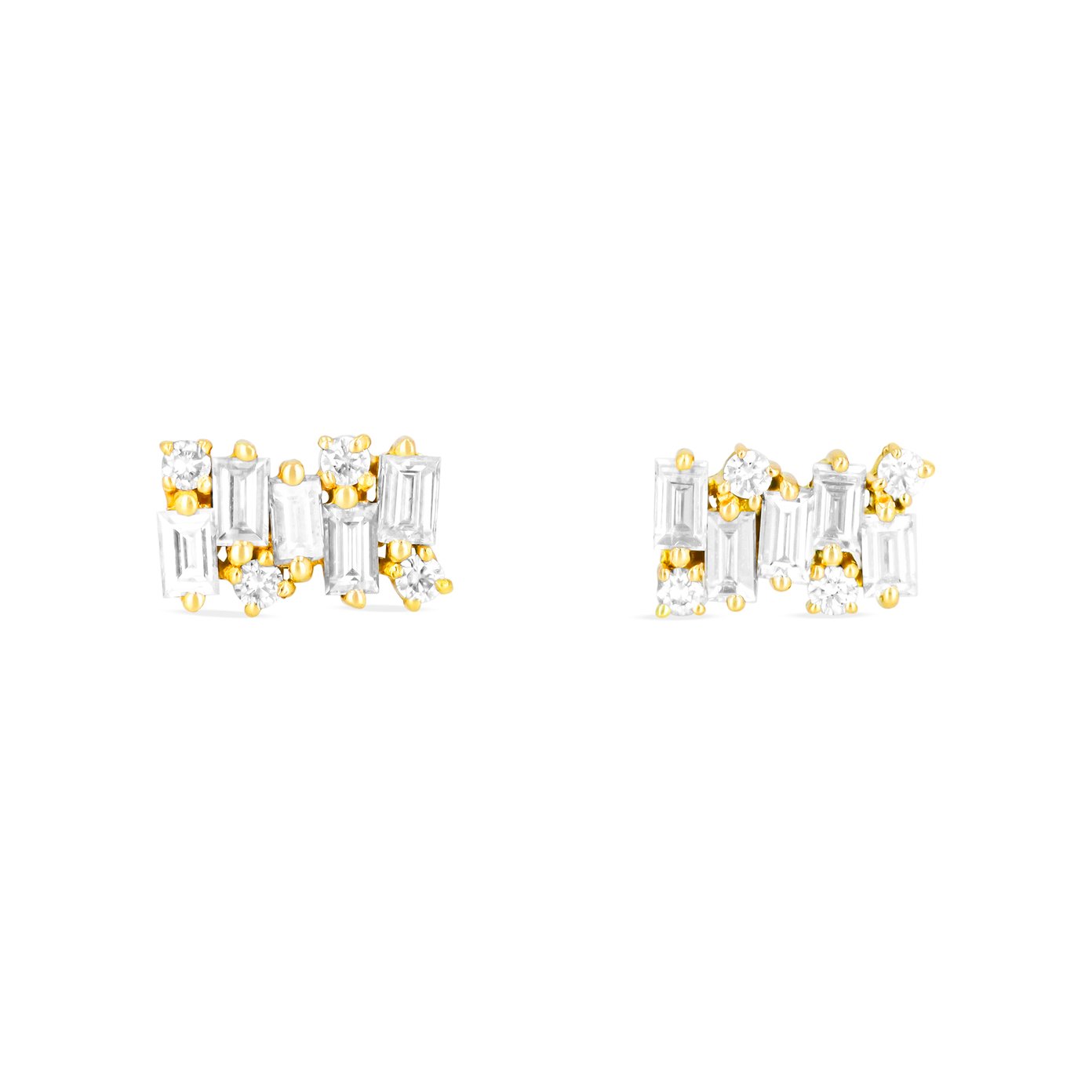Suzanne Kalan Baguette Diamond Firework Earrings | goop Suzanne Kalan Baguette Diamond Firework Earrings | goop