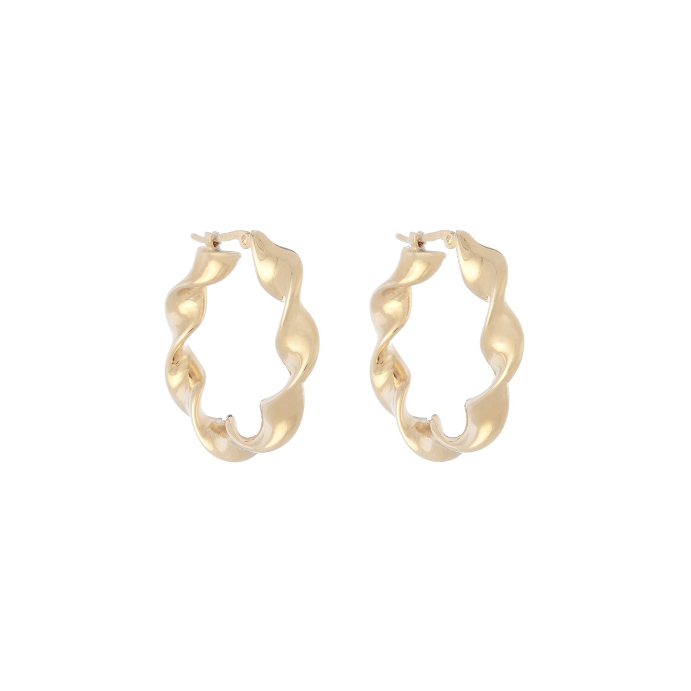 Ariel Gordon Twisted Helium Hoops | goop