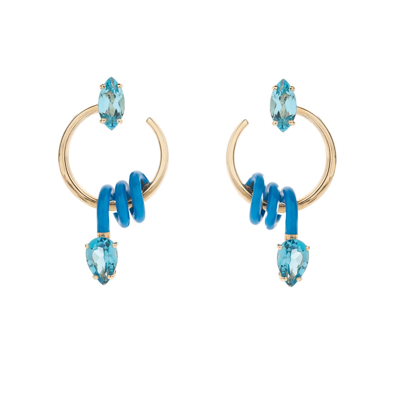 Bea Bongiasca Baby Curl Vine Earrings | goop Bea Bongiasca Baby Curl Vine Earrings | goop