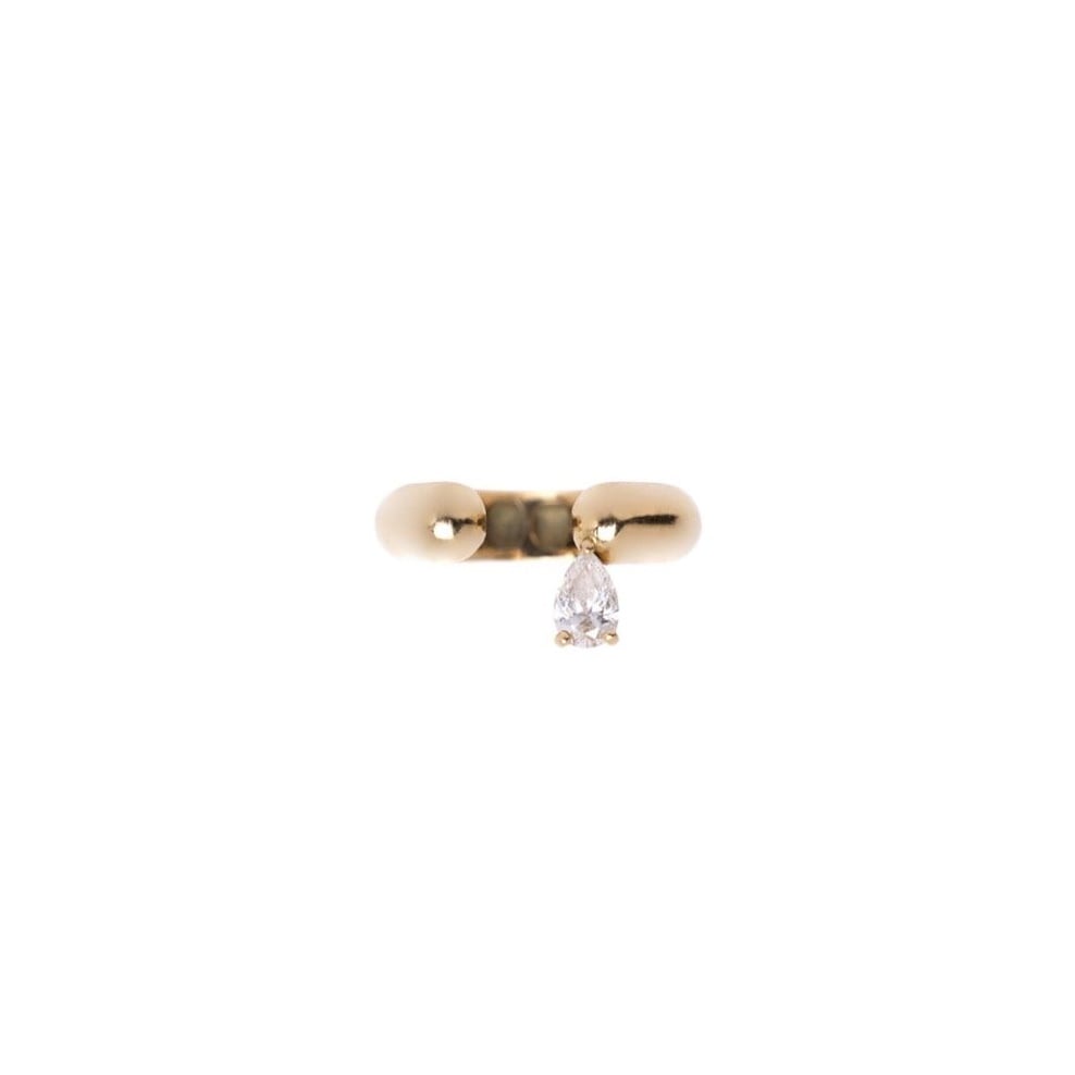 Rainbow K Tube Ring | goop
