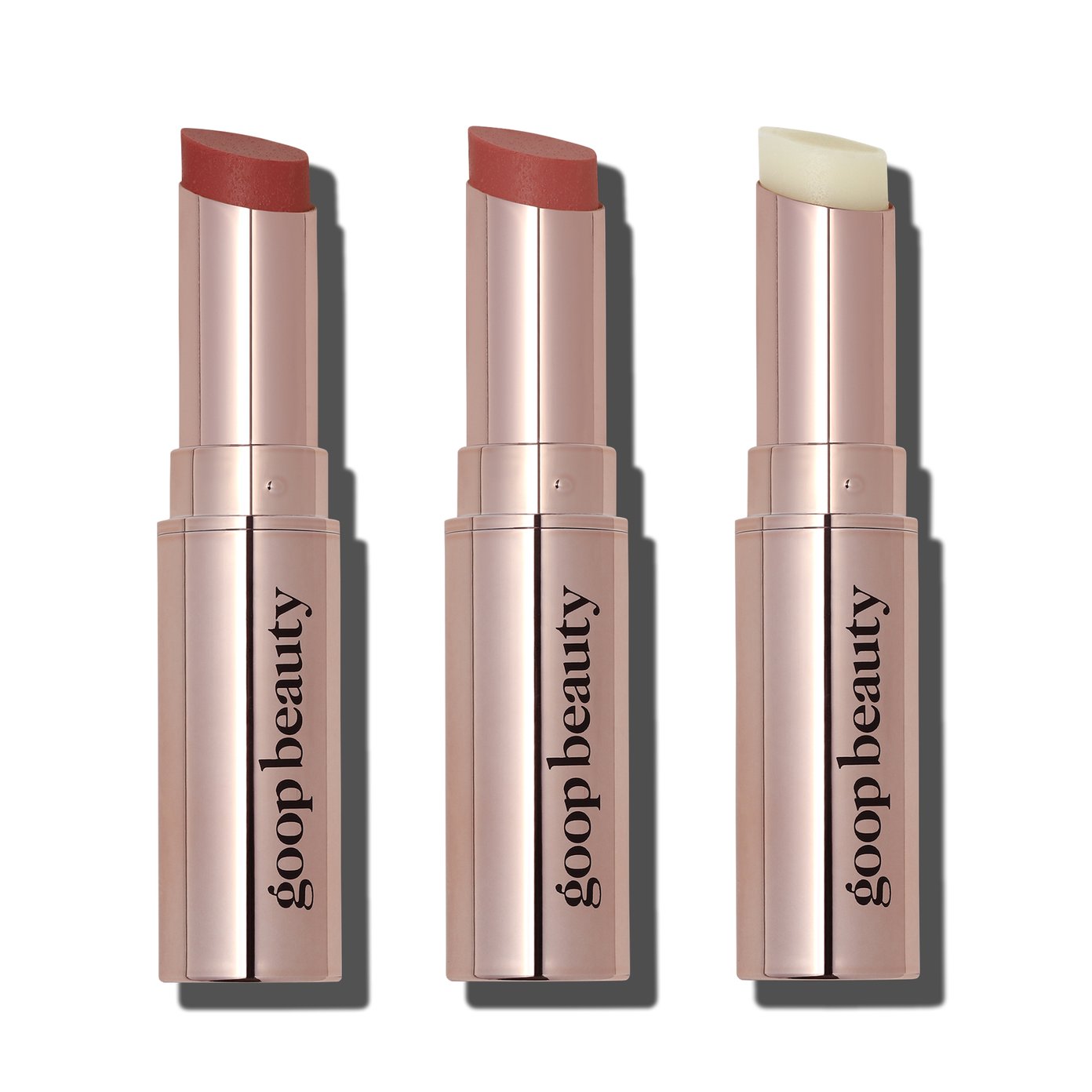 goop Beauty Clean Nourishing Lip Balm Trio | goop