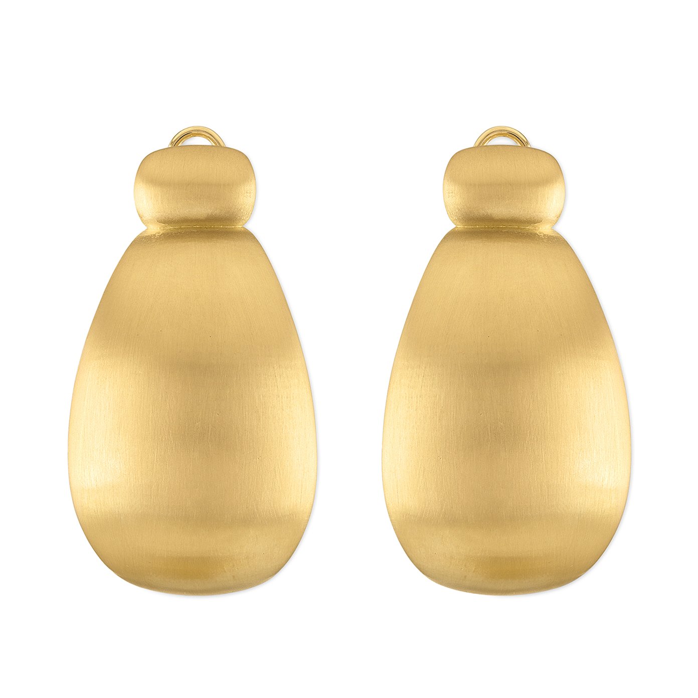 Jade Ruzzo Large Cowbell Earrings | goop