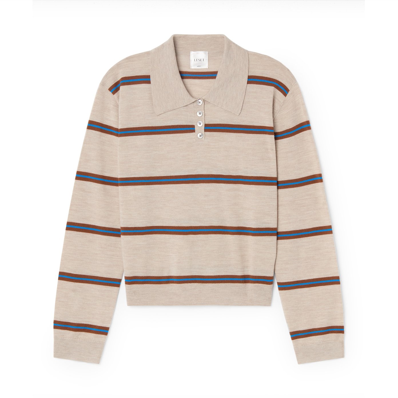 LESET James Stripe Polo | goop