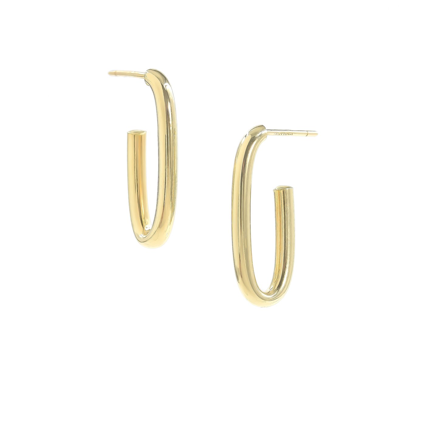 Bondeye Jewelry Paperclip Hoops | goop