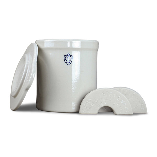 Fermentation Crock Set (1 Gallon) | Ohio Stoneware - Goop Shop - Goop Shop