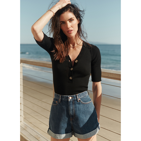 G. Label by goop Everyday Knit Henley | goop G. Label by goop Everyday Knit Henley | goop